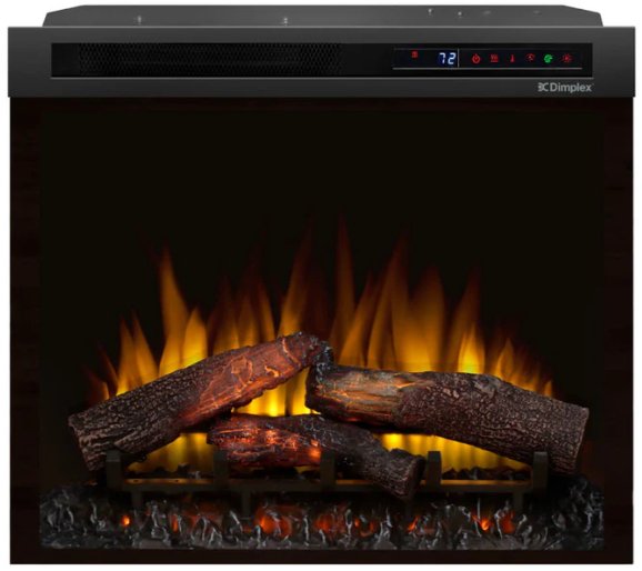 Dimplex | Nova 28-inch Built-in Electric Fireplace W/ Logs - XHD28L - ElectricFires