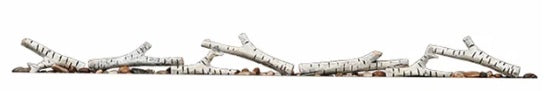 Birch Log Kit with Rocks (NEF-BLRAK60)